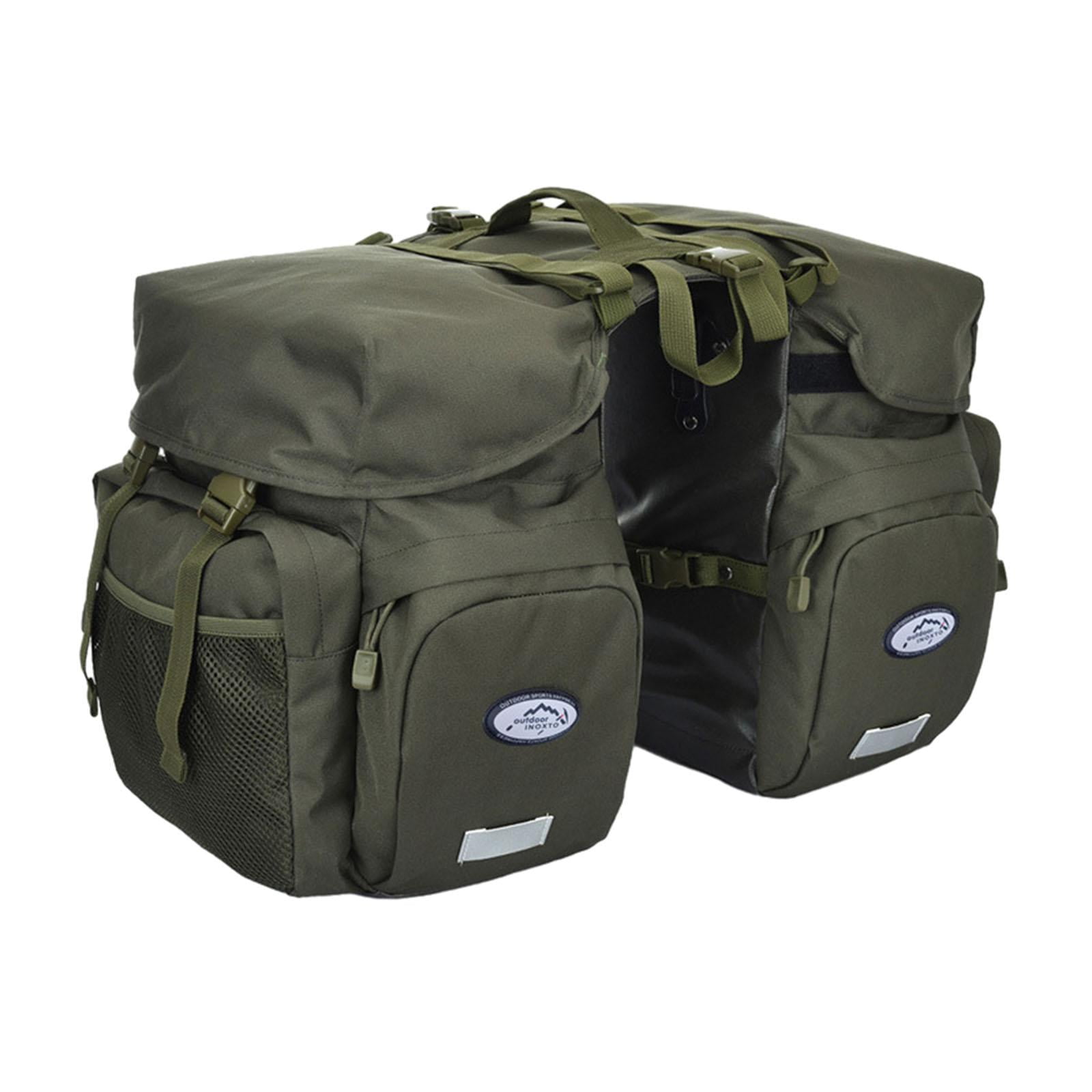 funtasica Bike Double Pannier Bags Pouch 50L Bike Pannier Bag for ...