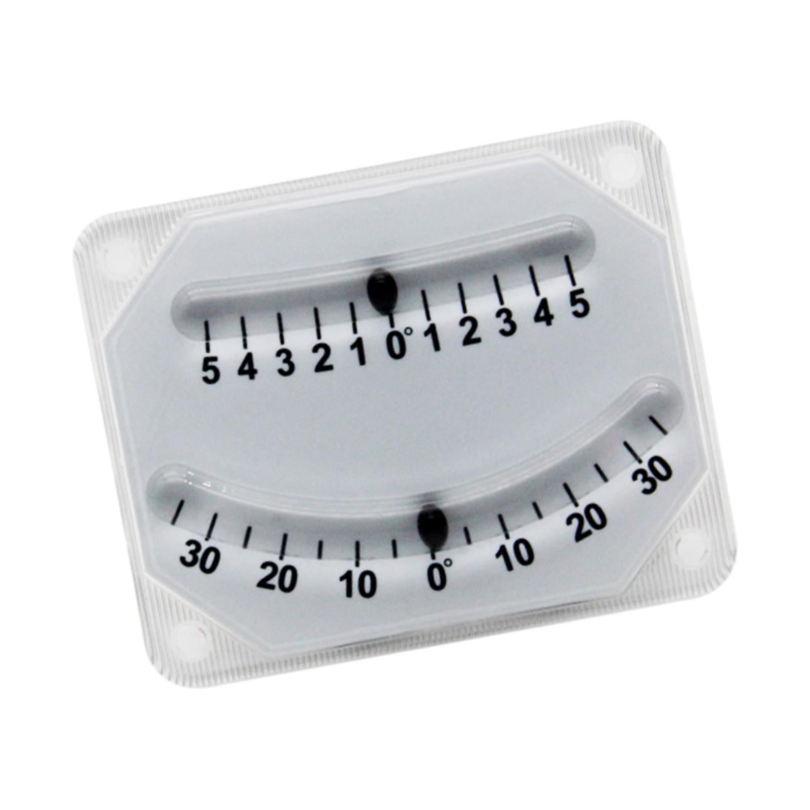 funtasica Boat Clinometer with Fine Tune Scale ± 5 and and Scale ±30 ...
