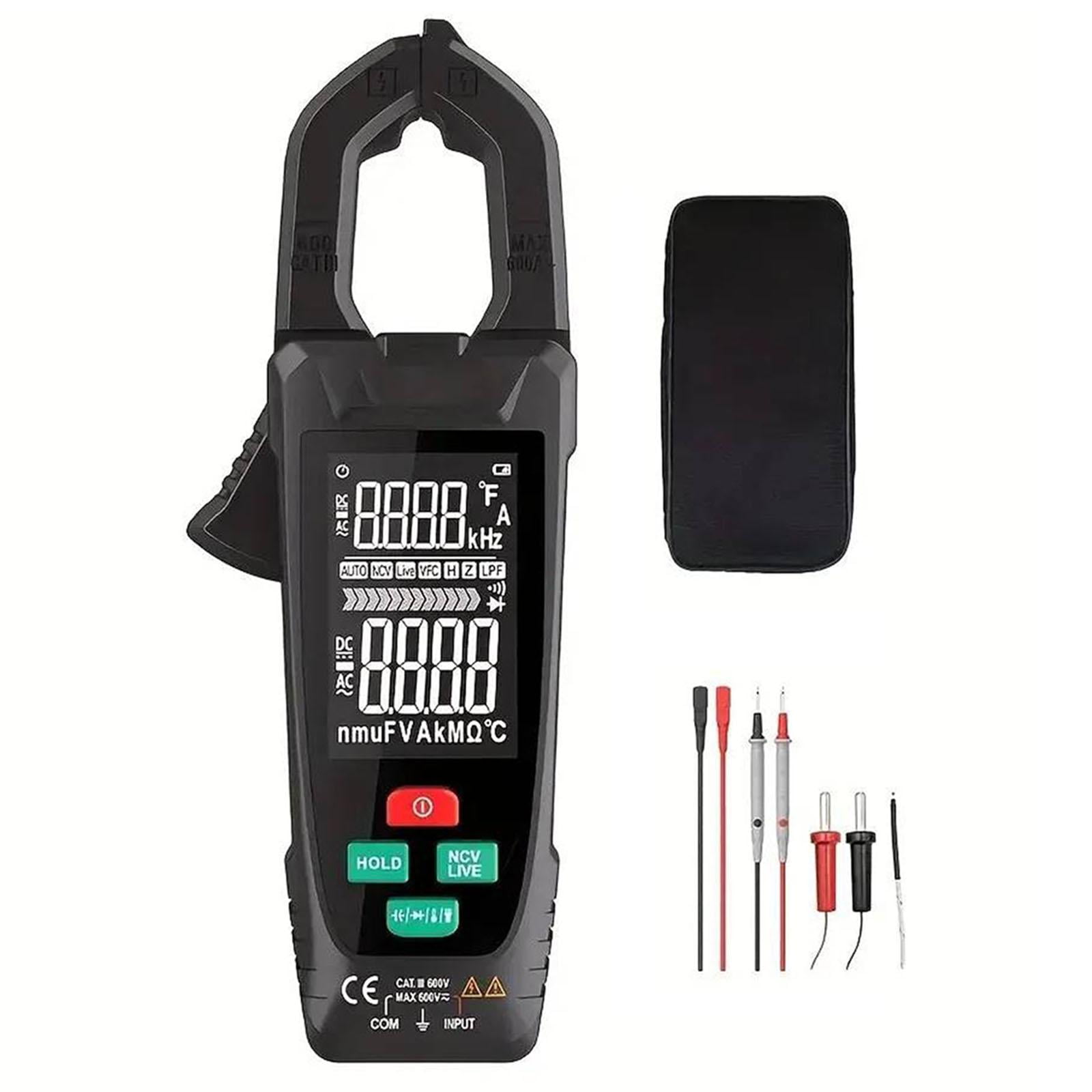 funtasica DC Voltage Current Multimeter Digital Clamp Meter Tester ...