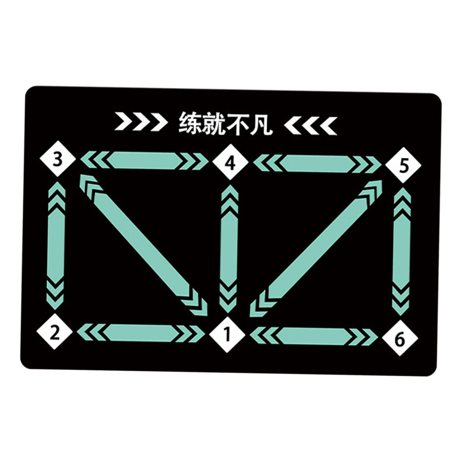 funtasica Football Footstep Training Mat, Soccer Training Mat 23.6x35 ...