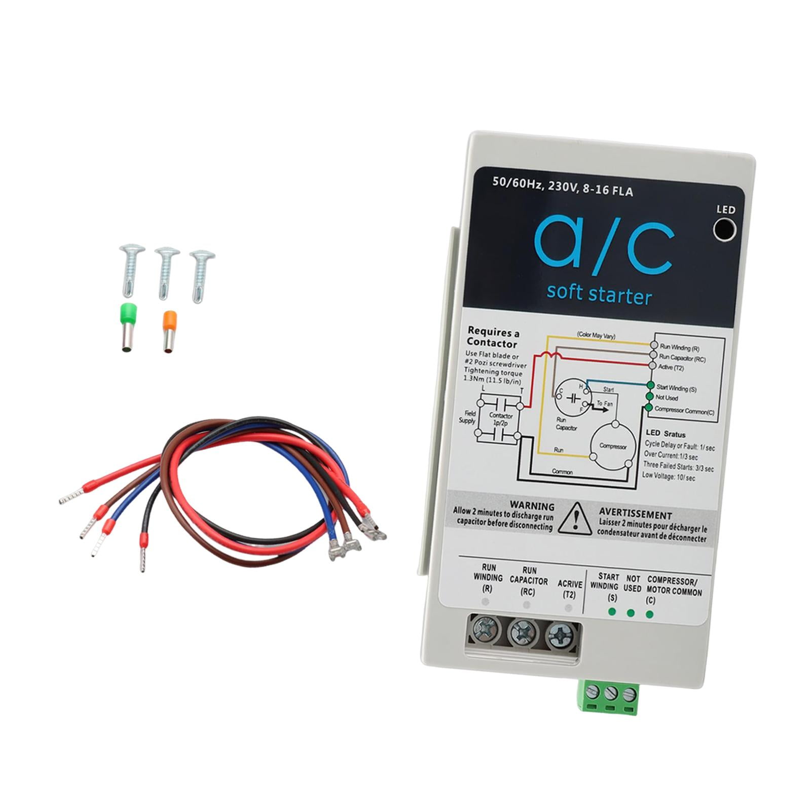 funtasica Generic Air Conditioner Soft Start Kit RV AC Soft Start Kit ...