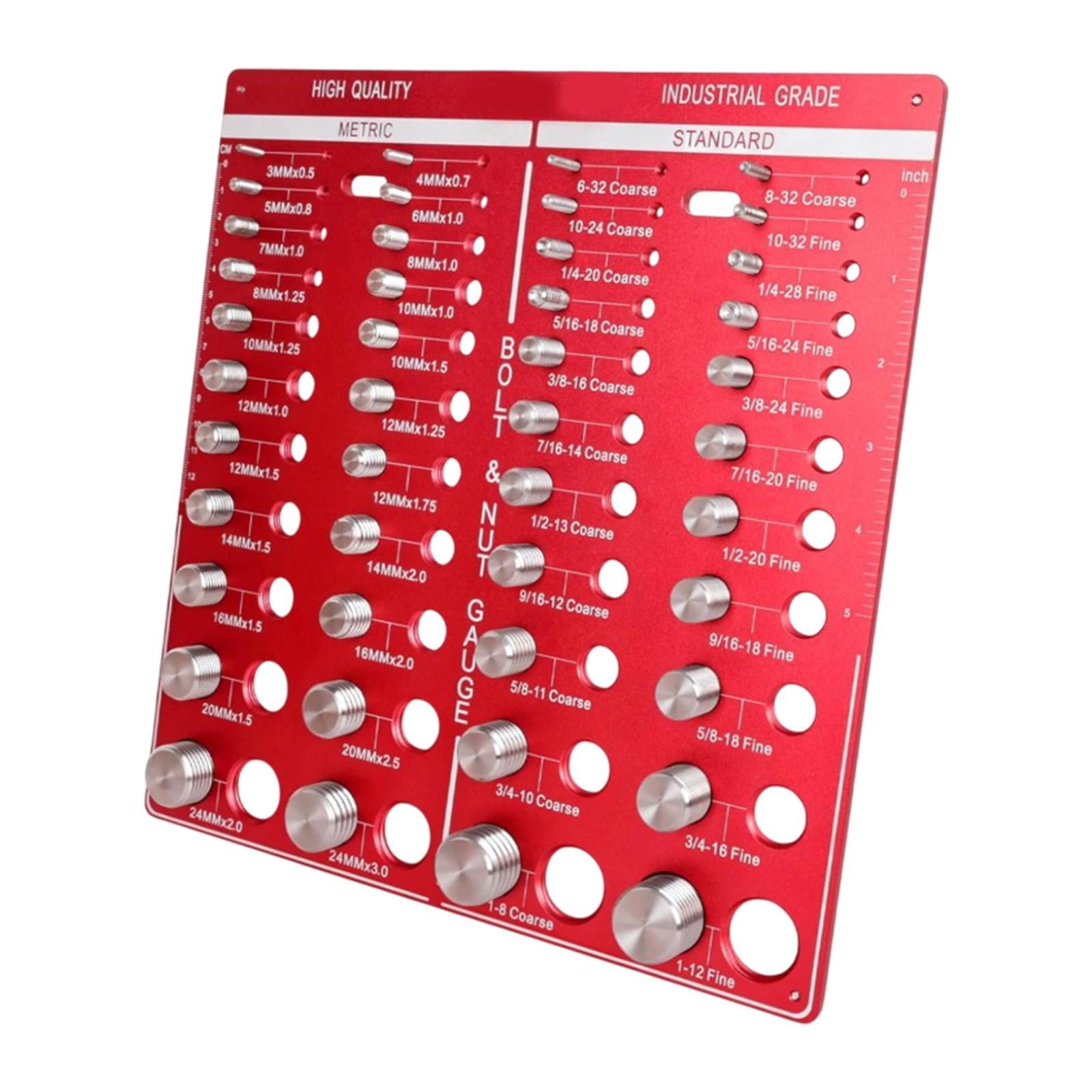 funtasica Measurement Rule of 44 Holes Thread Verifiers, Professional ...