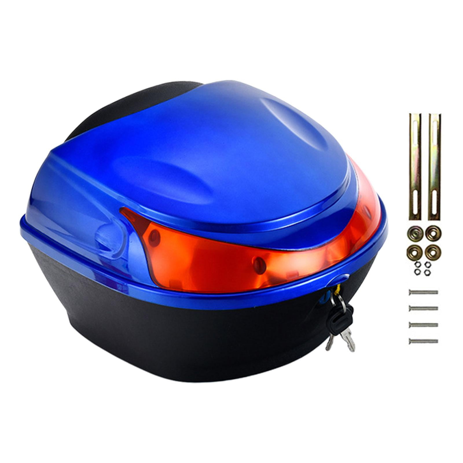 funtasica Motorcycle Electric Trunk Durable Motorcycle Rear Storage Box ...