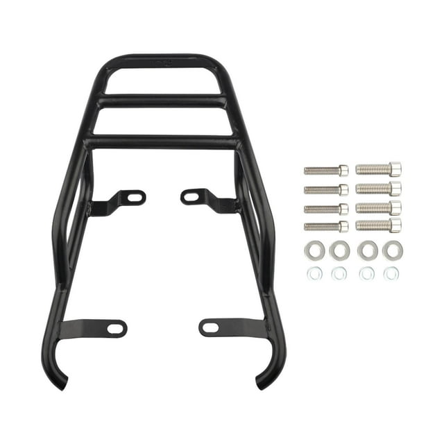 funtasica Motorcycle Rear Luggage Rack Rear Mounting Rack Luggage Rack ...