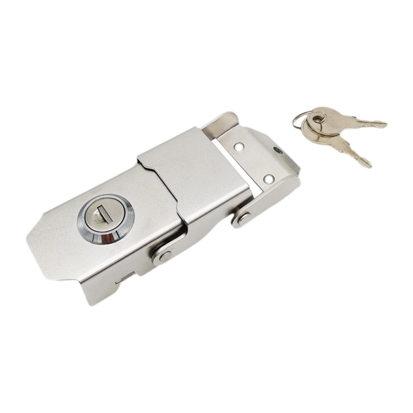 funtasica Motorcycle Rear Trunk Lock with Keys Set for Aluminum Storage ...