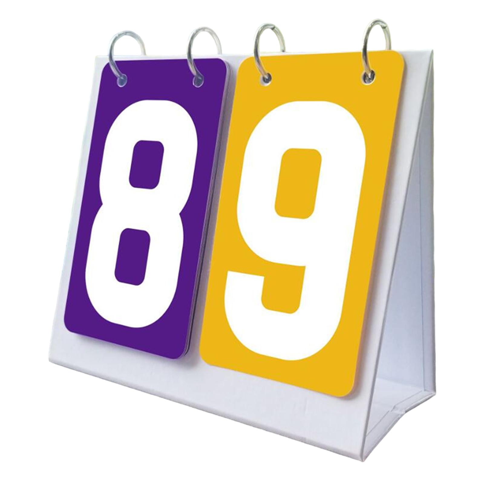 funtasica Multi Sports Scoreboard Table digits Score Keeper Flip Number ...