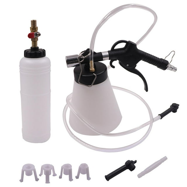 funtasica Pneumatic Brake Fluid Bleeder Kit Vacuum Brake Oil Change Set Easy Carrying Universal ...
