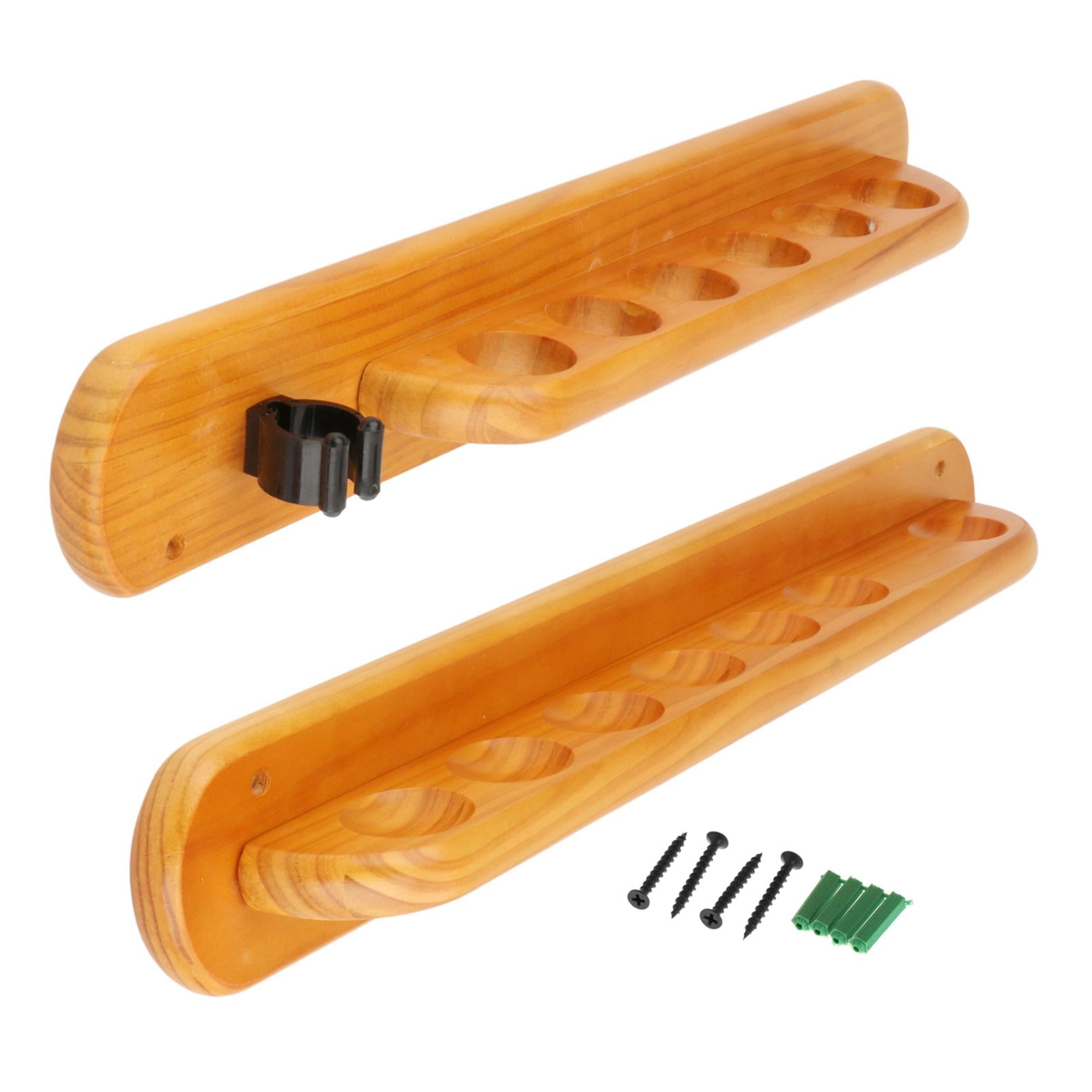 funtasica Pool Cue Rack Pool Cue Holder Wall Mounted Snooker Cue ...