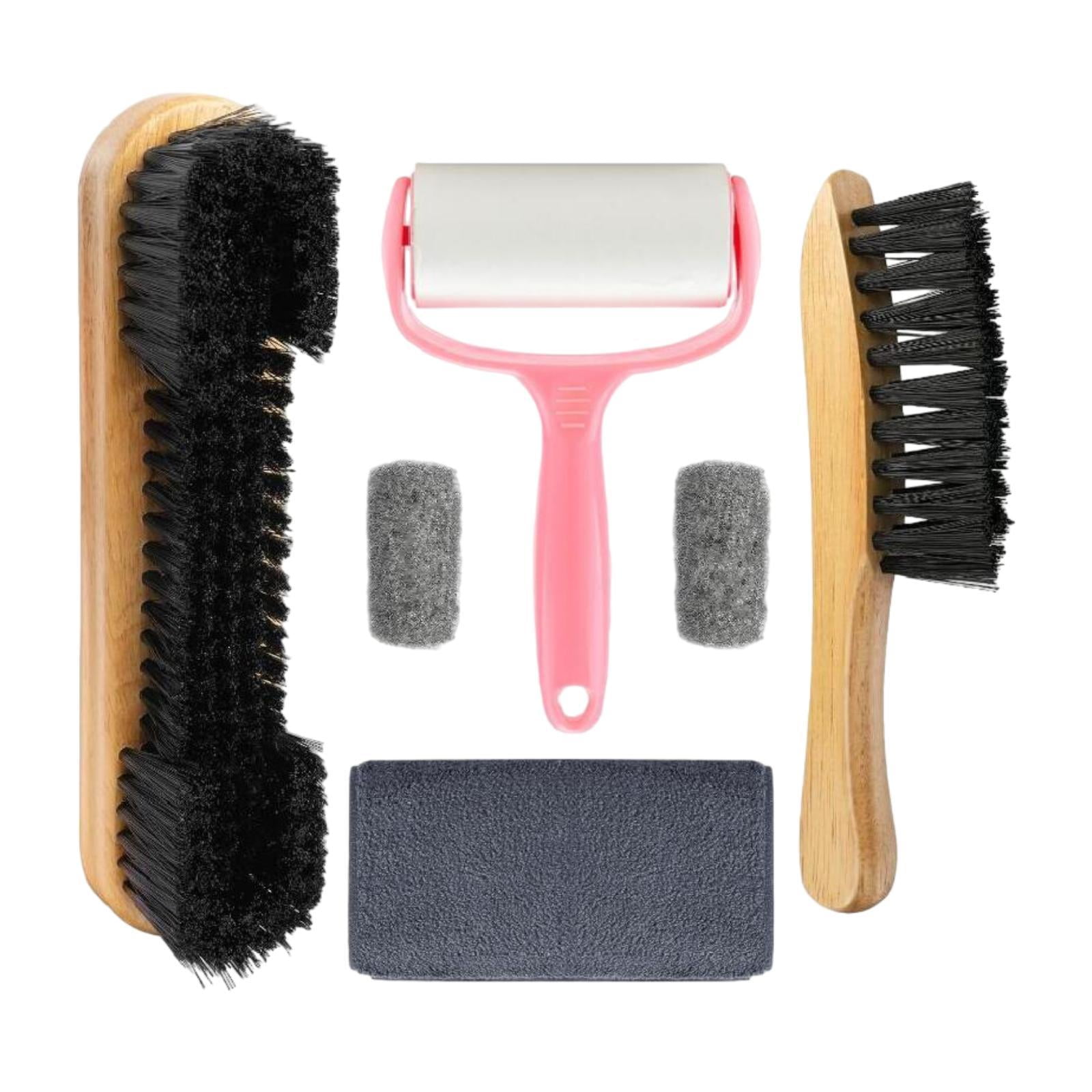 funtasica Pool Table & Rail Brush 6 Set Cleanliness Wood Handle Brushes ...