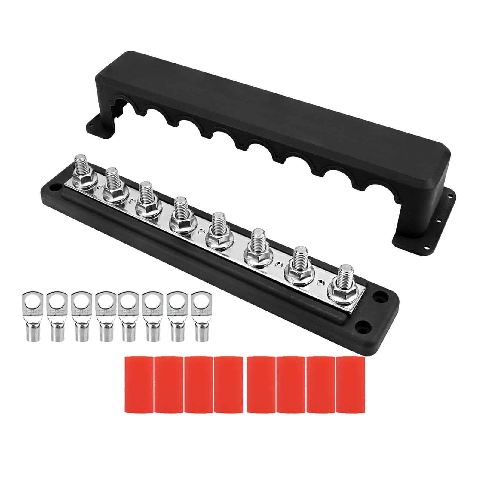 funtasica Power Distribution Block Bus Bar Terminal Block Part Replacement Upgrade Design 12-48V ...