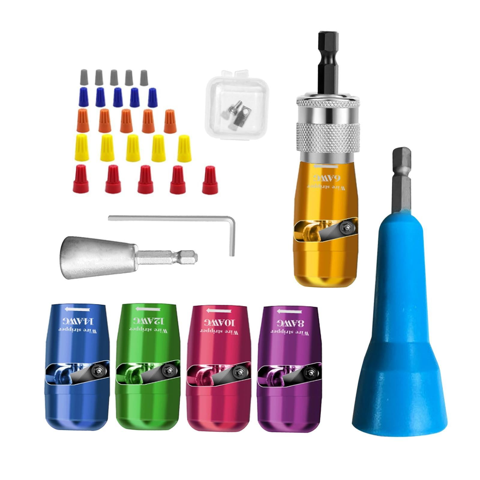 funtasica Power Drill Wire Kit, Portable 1/4" Hex Shank Wire Kit with ...