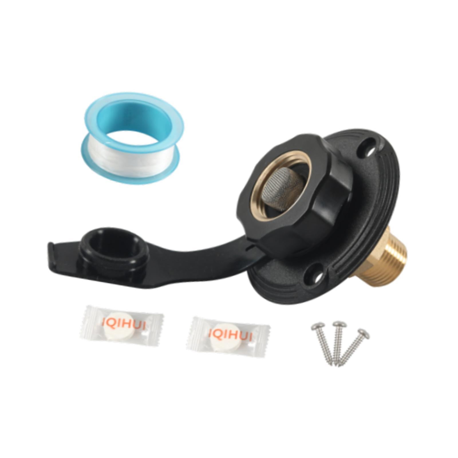 funtasica RV City Inlet Brass Connector Sturdy 3/4" Female Simple ...