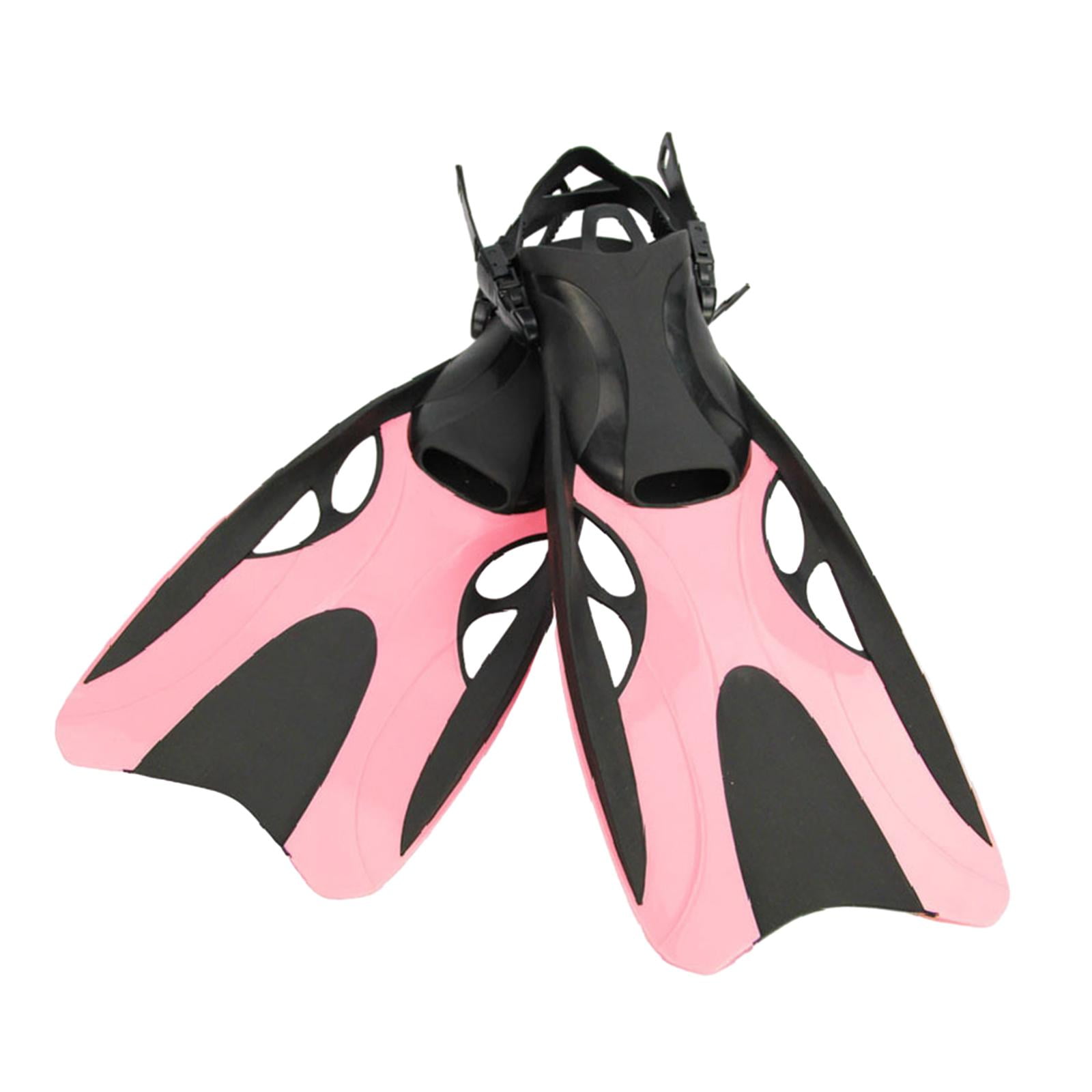 funtasica Scuba Diving Fins Swimming Flippers Lightweight Silicone Open ...