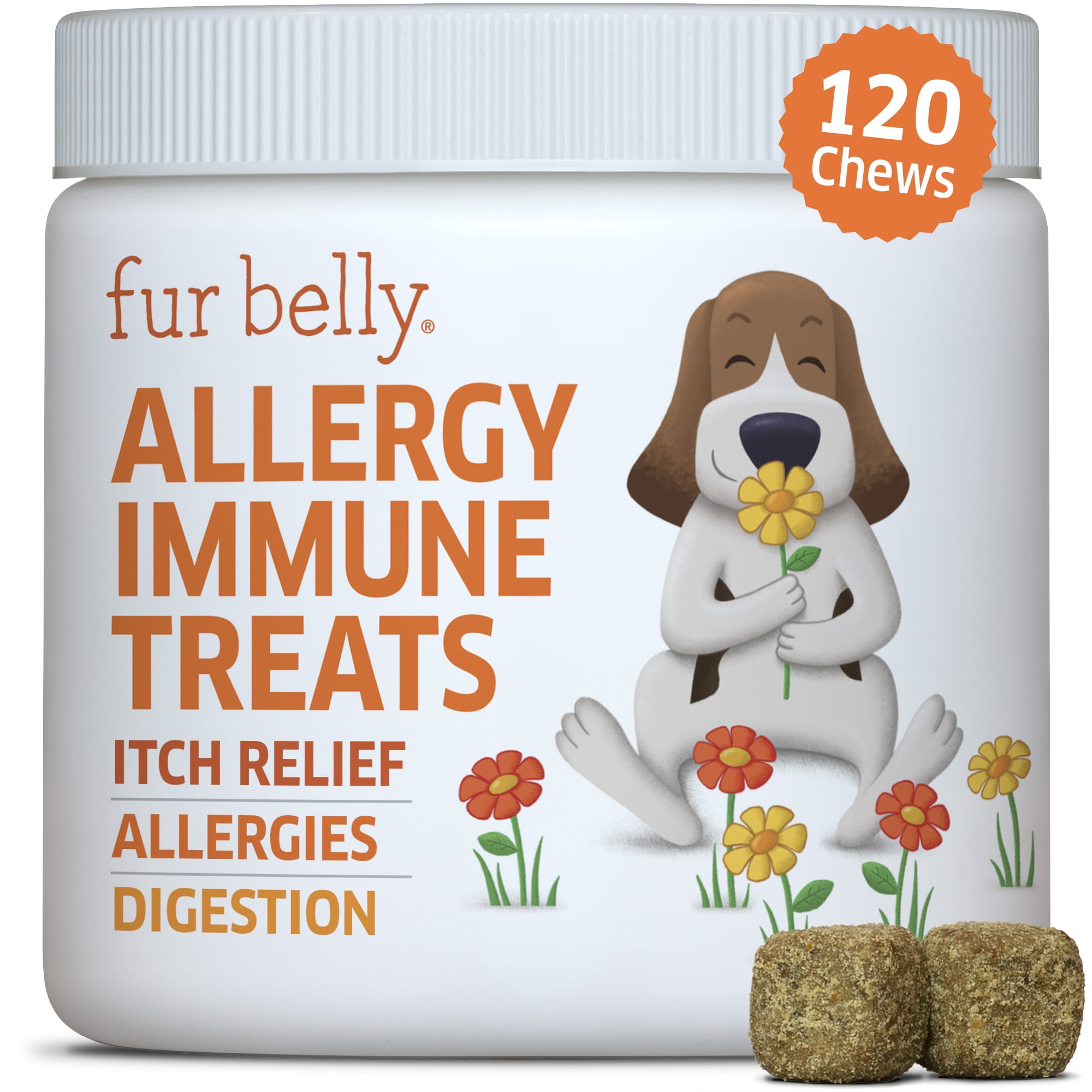 fur belly Allergy Immune Treats, Itch & Allergy Relief, Made in USA ...