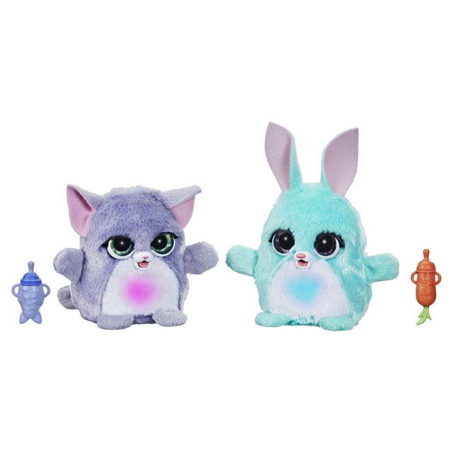 furReal Furry Kitten and Bunny: Interactive, Color-Changing, Feeding ...