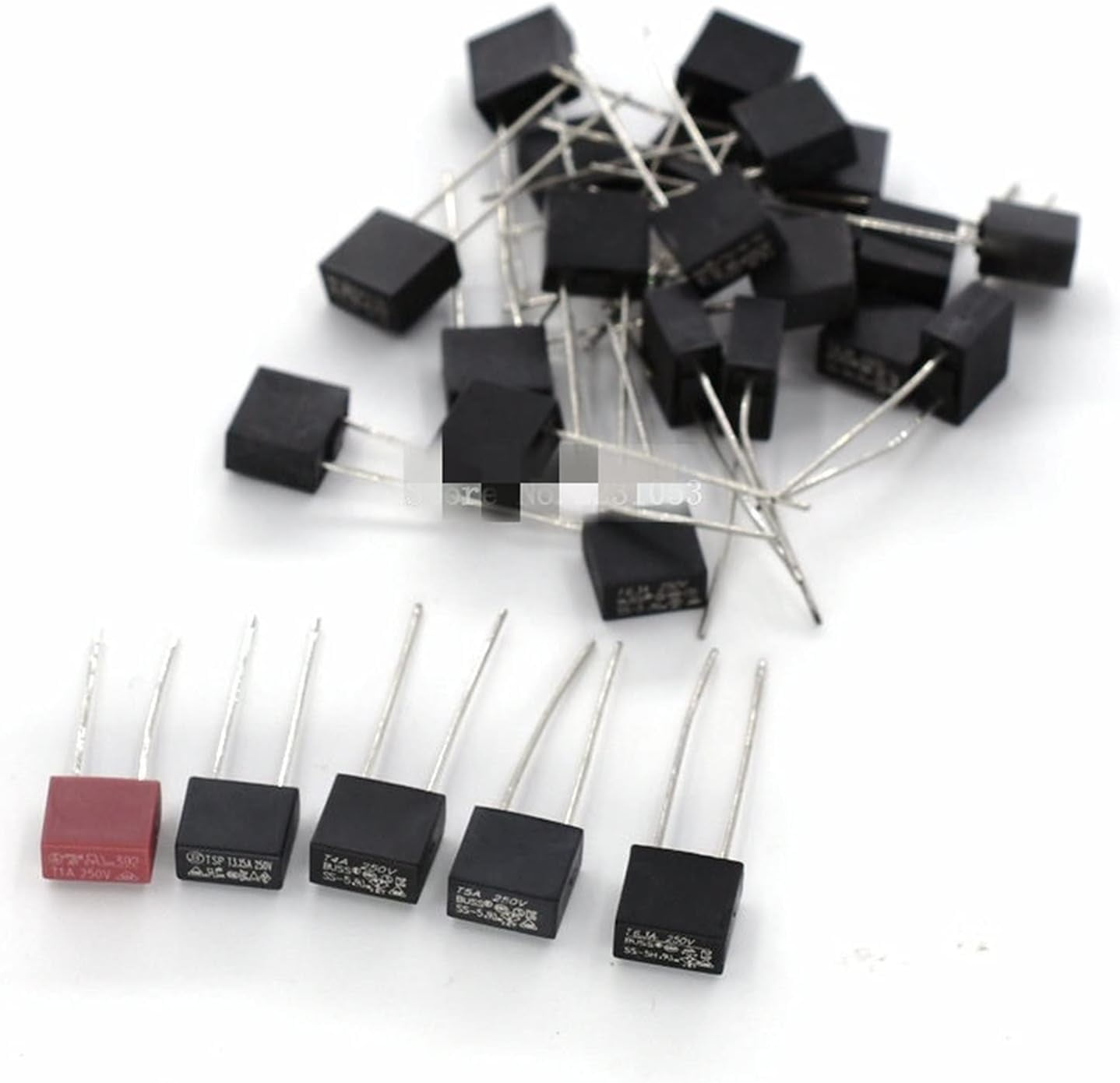 fuses 10PCS Fuses 2A 1A 3.15A 4A 5A 6.3A 250V 392 Square Plastic Fuse T2A LCD TV Power Board ...