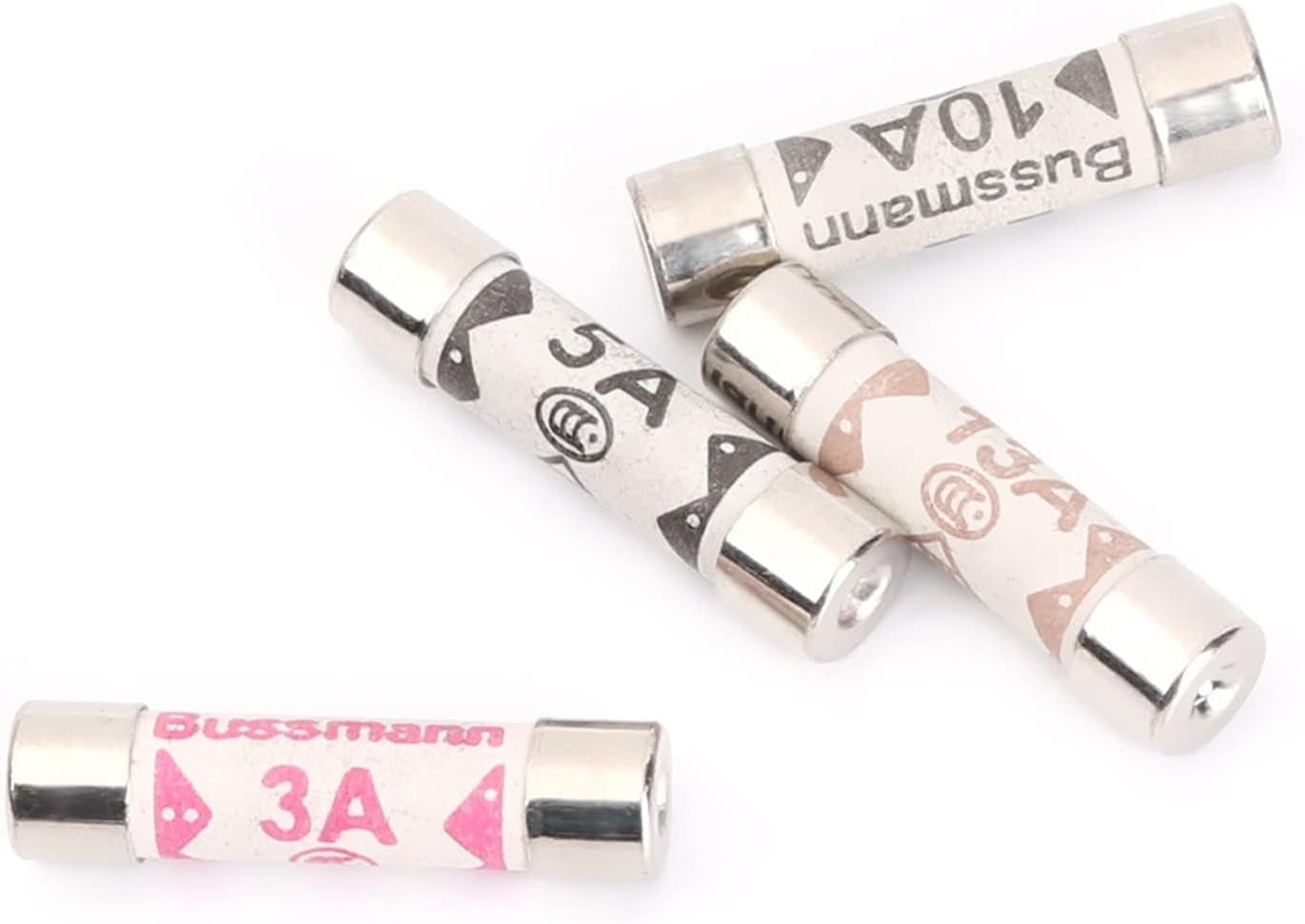 fuses 10Pcs/Set British Plug Fuse BS1362 3A 5A 10A 13A 6X25 Ceramic ...