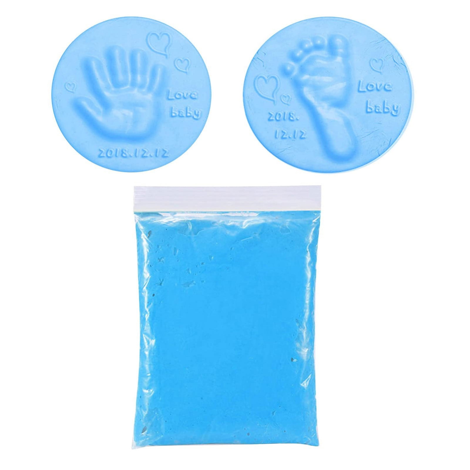 fuyuli DIY Handprint Or Footprints Mud Baby Handprint Footprint Imprint ...