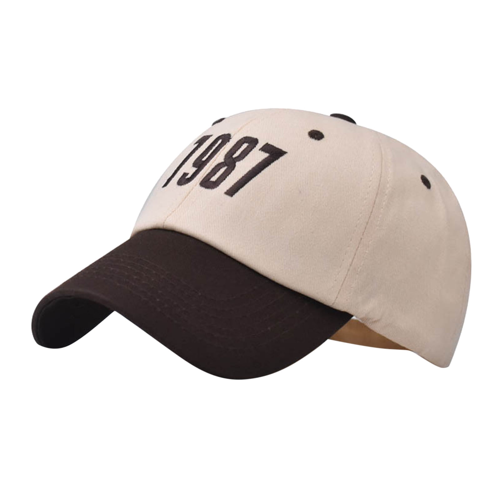 fvwitlyh 818 Hat Male Female Neutral Summer Splice Color Embroidery ...