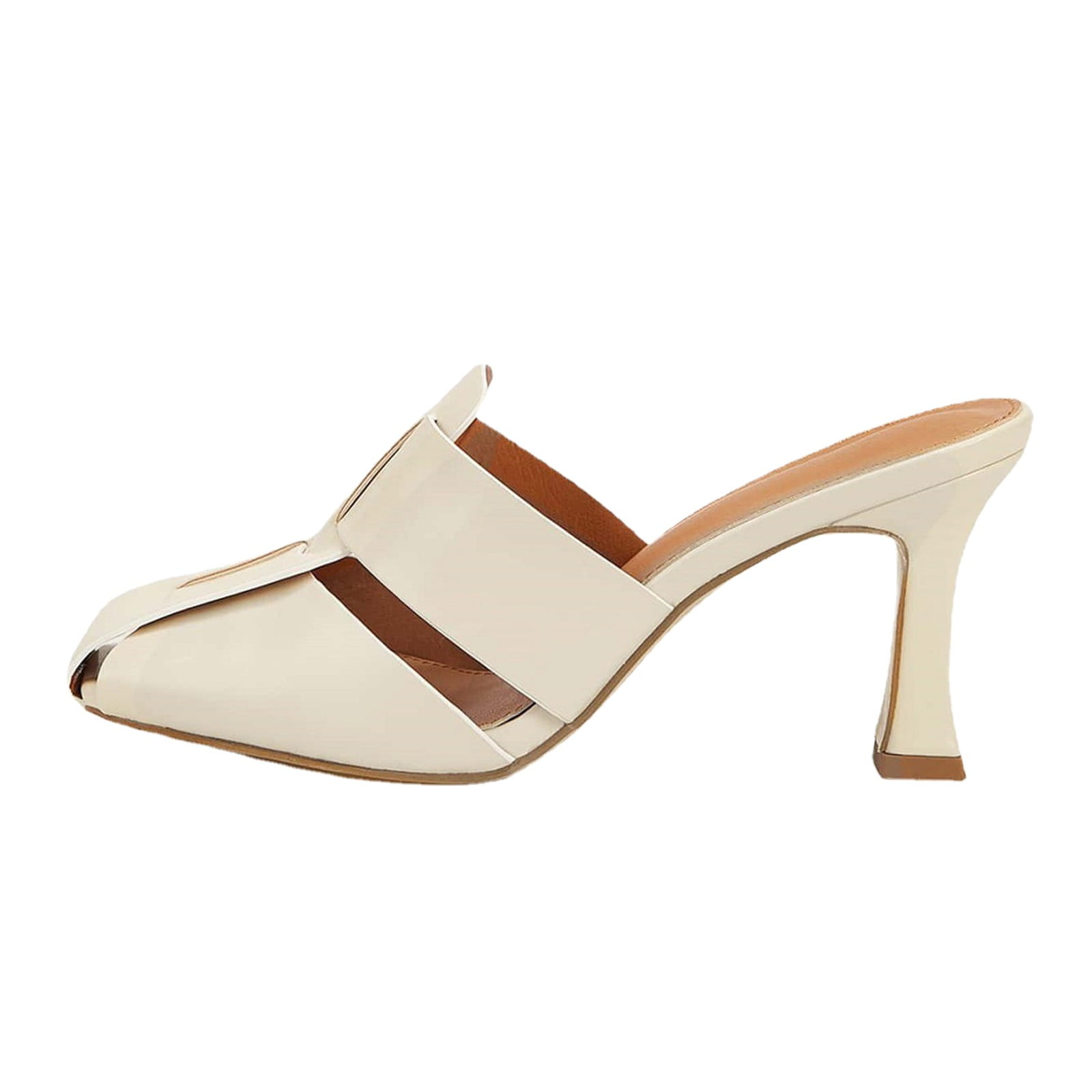 fvwitlyh Heel Sandals Lace Up Heels Sandals for Women, Square Toe Open ...