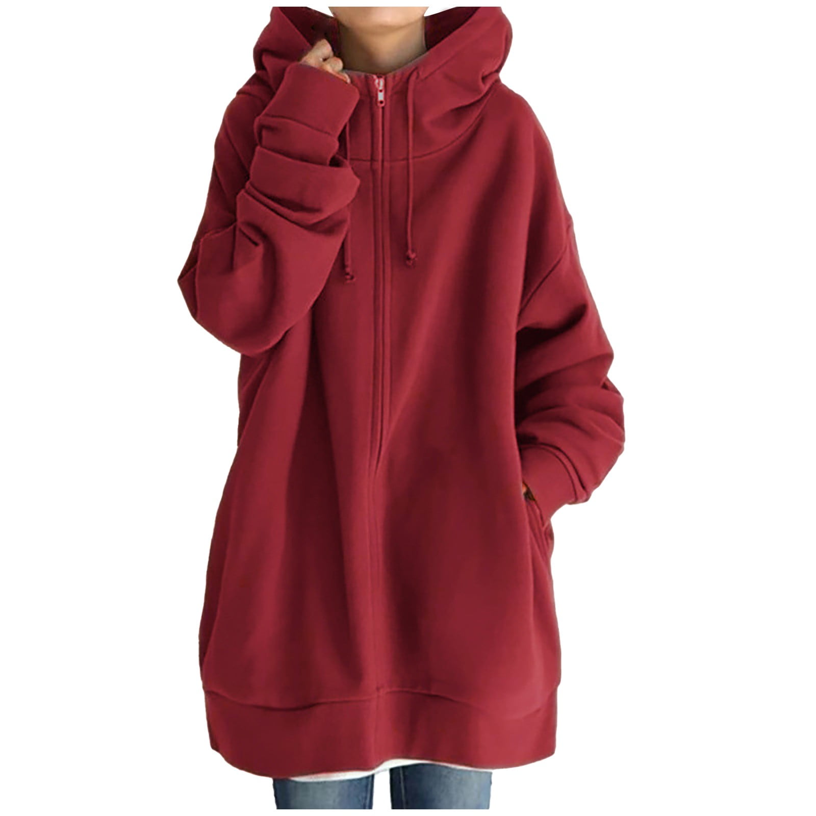 fvwitlyh Jacket Women's Poncho Cape, Cloak Coat, Snuggly Hooded ...