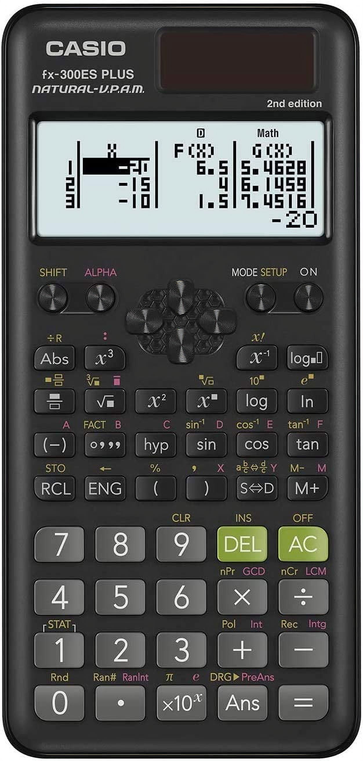 fx-300ES Plus 2nd Edition – Standard Scientific Calculator | 262 ...
