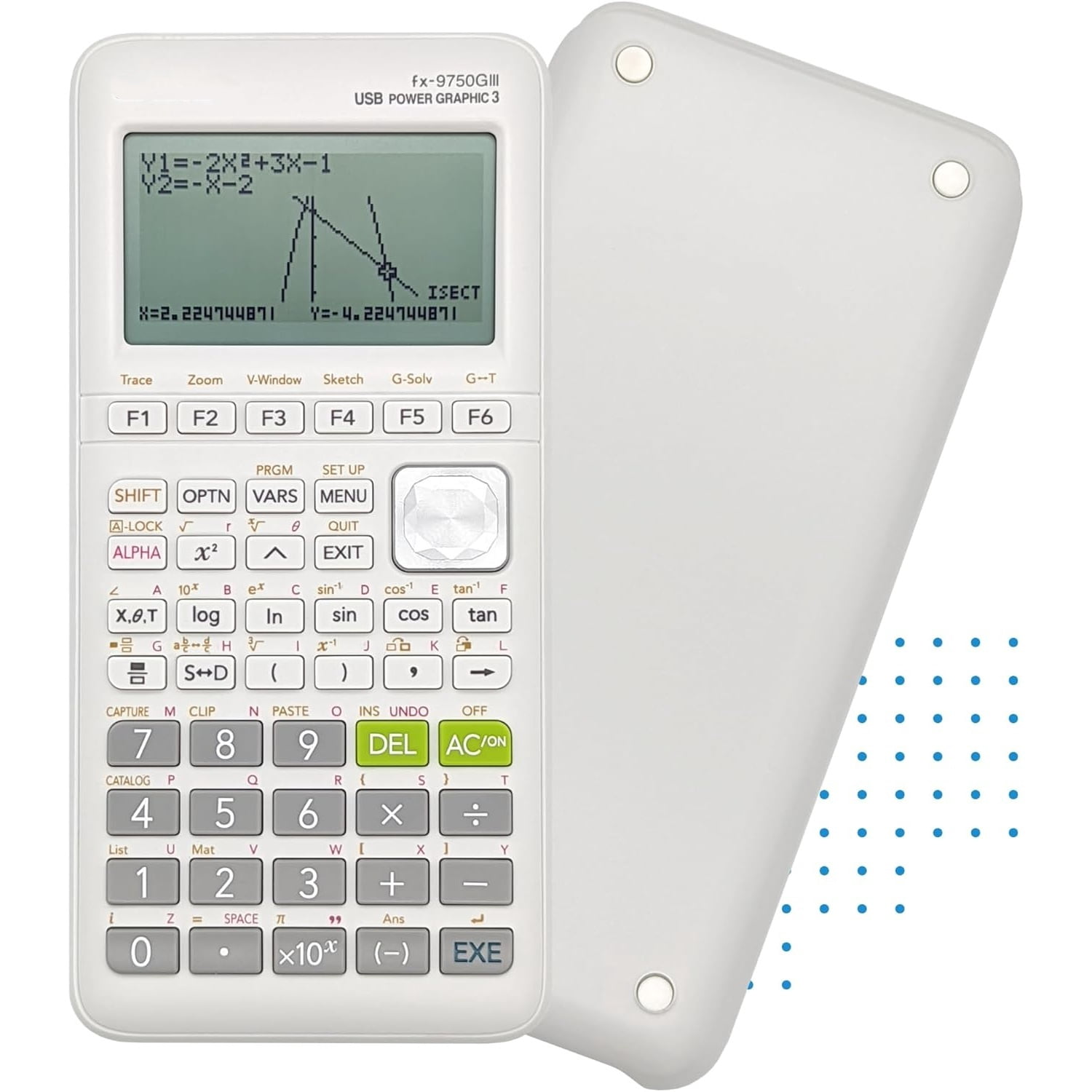 fx-9750GIII Graphing Calculator | Natural Textbook Display | Python ...
