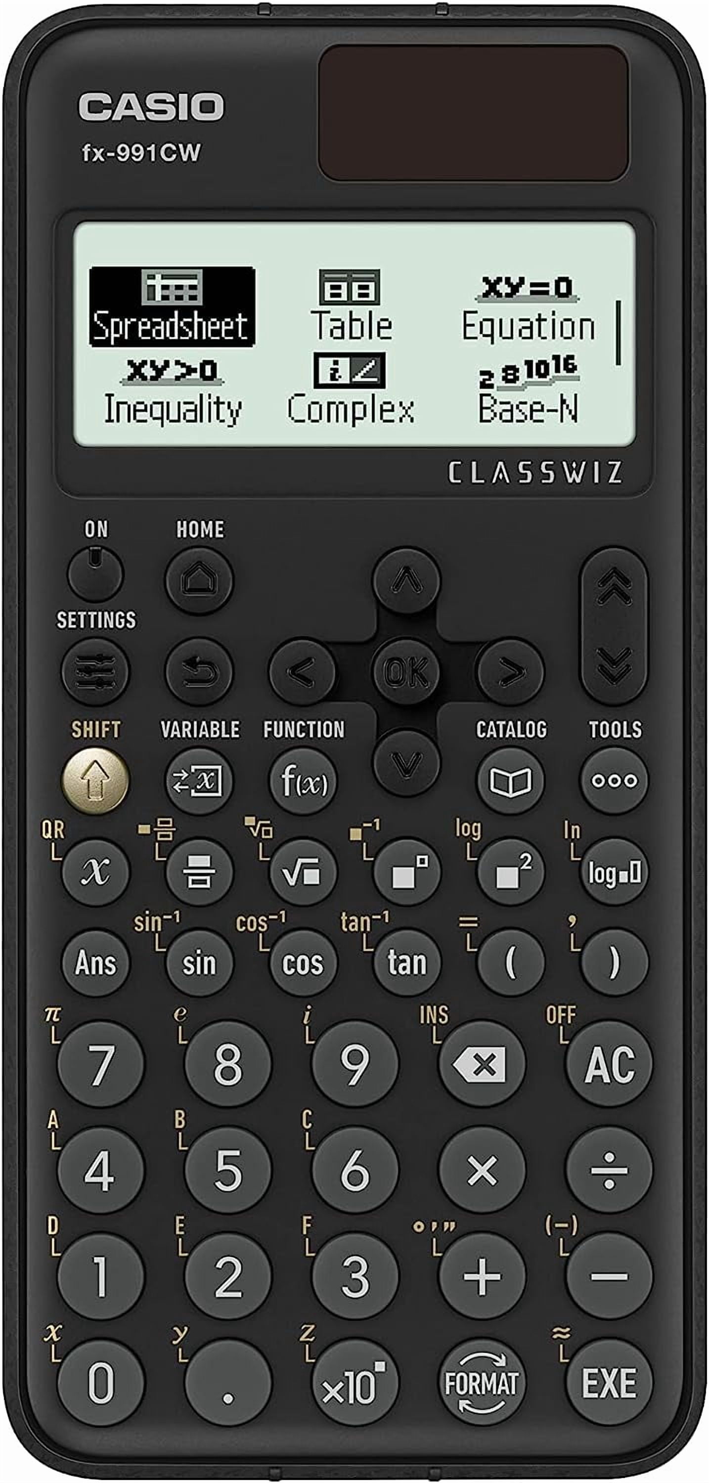 fx-991CW– Advanced Scientific Calculator with High-Res 4-Tone Display ...