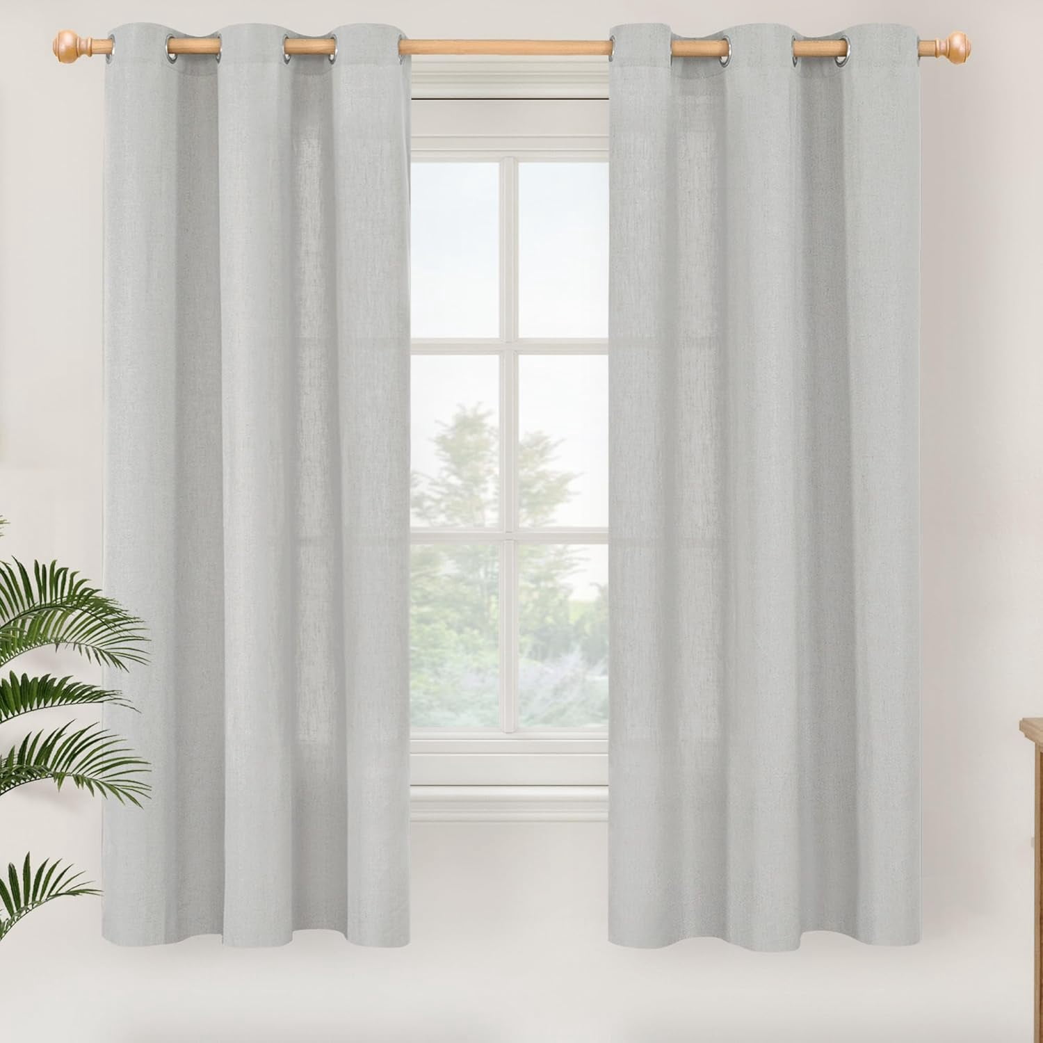 fyigbion DXQPIOA Curtains 80 Inches Length for Living Room 2 Panels ...
