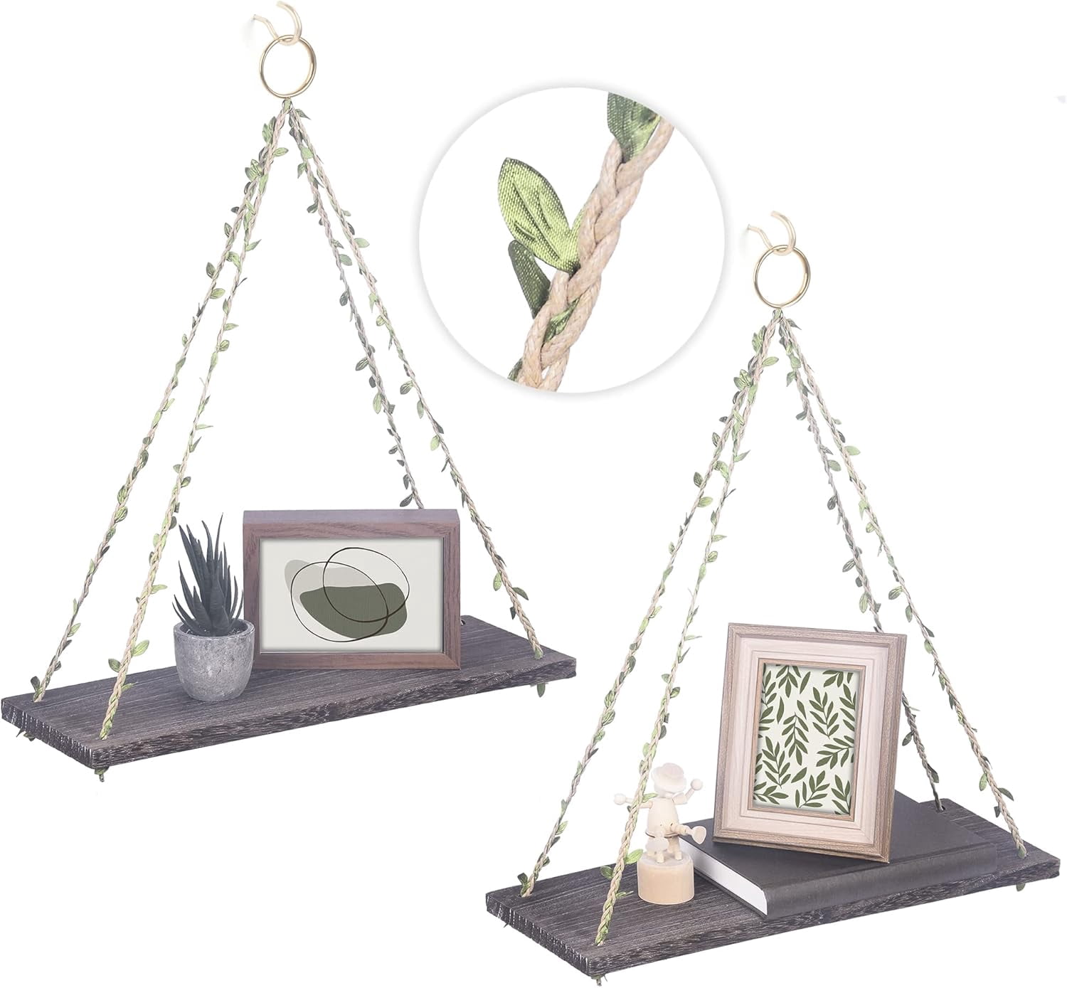 fyigbion KFHDMCV Hanging Shelves for Indoor Wall and Window - Floating ...