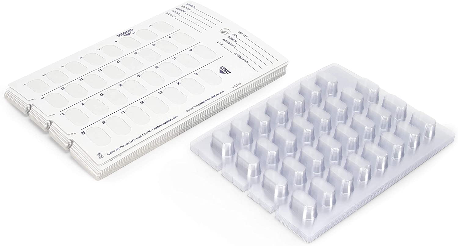 g Disposable (31-Day) Pill, Medicine, Vitamin Organizer Box | Monthly ...