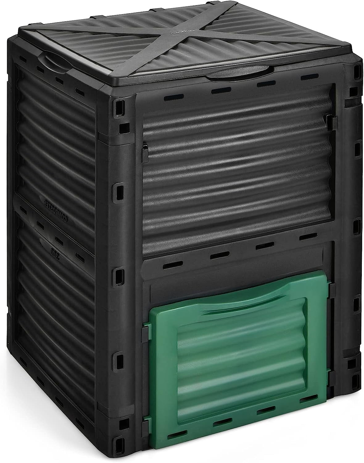 g Outdoor Compost Bin, Composting Box w/Top Flip Latch-on Lid,80 ...