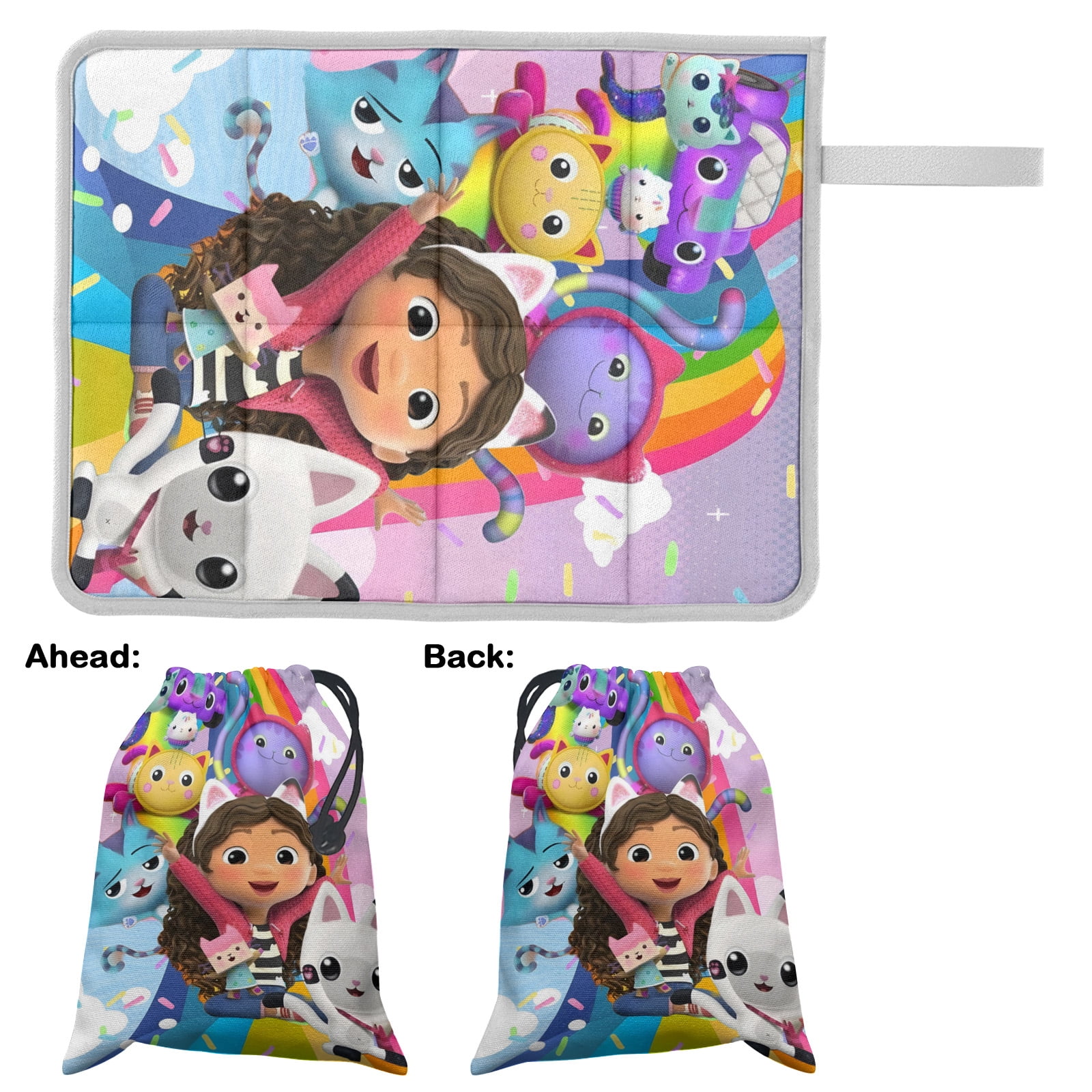 gabby Stadium Seat Cushion, 15.4x11.6inch and drawstring bag Waterproof ...