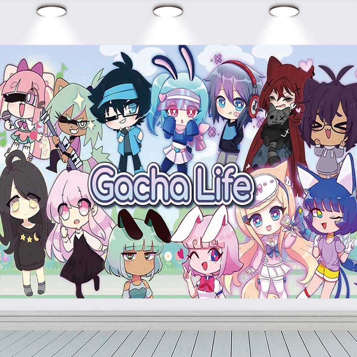 gacha life Backdrop Banner Party Supplies Poster Movie Theme Background ...