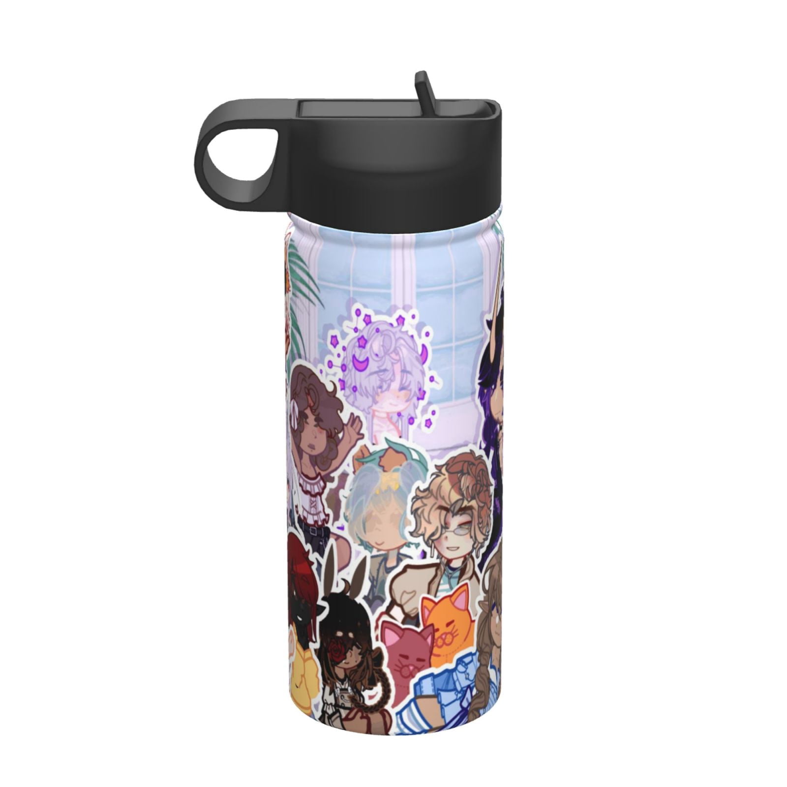 gacha life Kids Insulated Water Bottle With Straw - 18 Oz Stainless ...