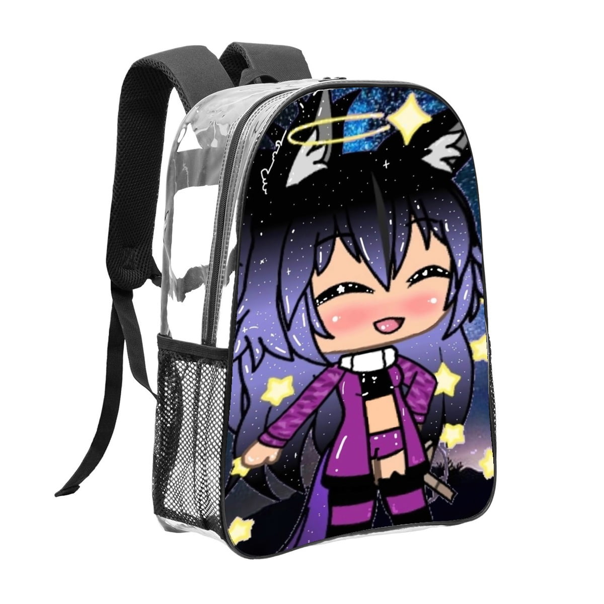 gacha life Pattern Transparent Backpack Lightweight And fashionable ...