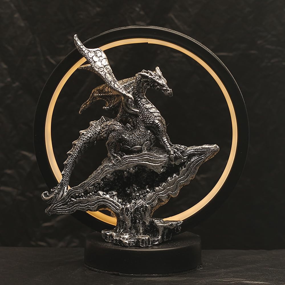gaegajkl Dragon Lamp Collectible Decor-Dungeons and Dragons Gifts - 6. ...