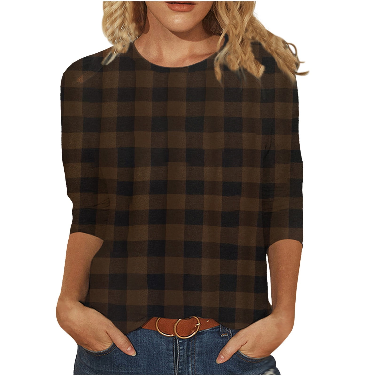 gakvbuo Clearance Items All 2022!Petite Tops For Women Plus Size Tunics ...