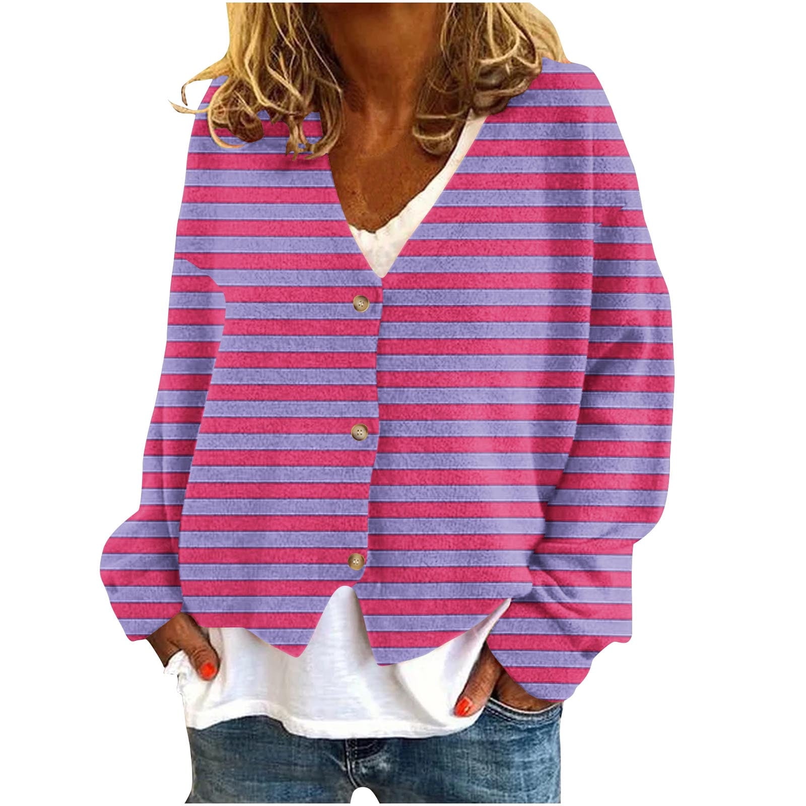 gakvbuo Cute Sweaters For Women Long Sleeve Fall Oversized Open Front ...
