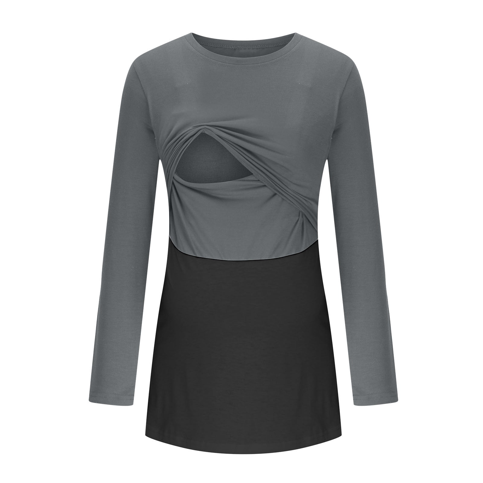gakvbuo Maternity Shirts For Women Pregnancy Maternity Long Sleeve ...