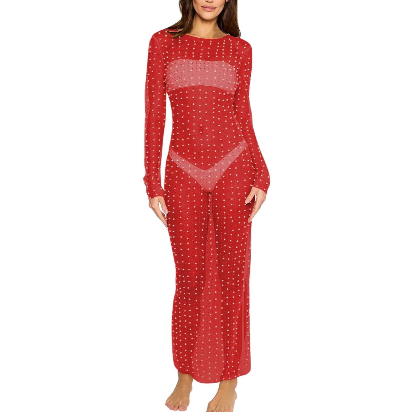 gakvbuo Sexy Pearls Dress Summer Dresses For Women Long Maxi Dress ...