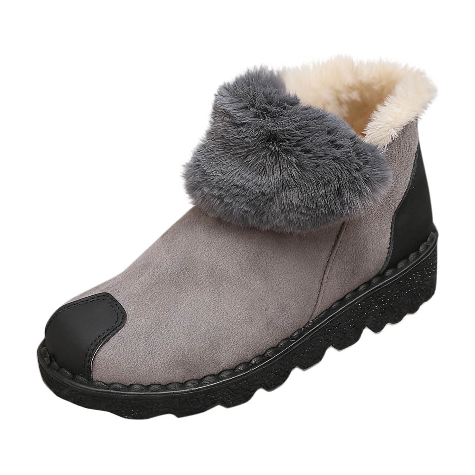 gakvbuo Snow Boots For Women Ankle Boots Women's Fashionable Casual ...