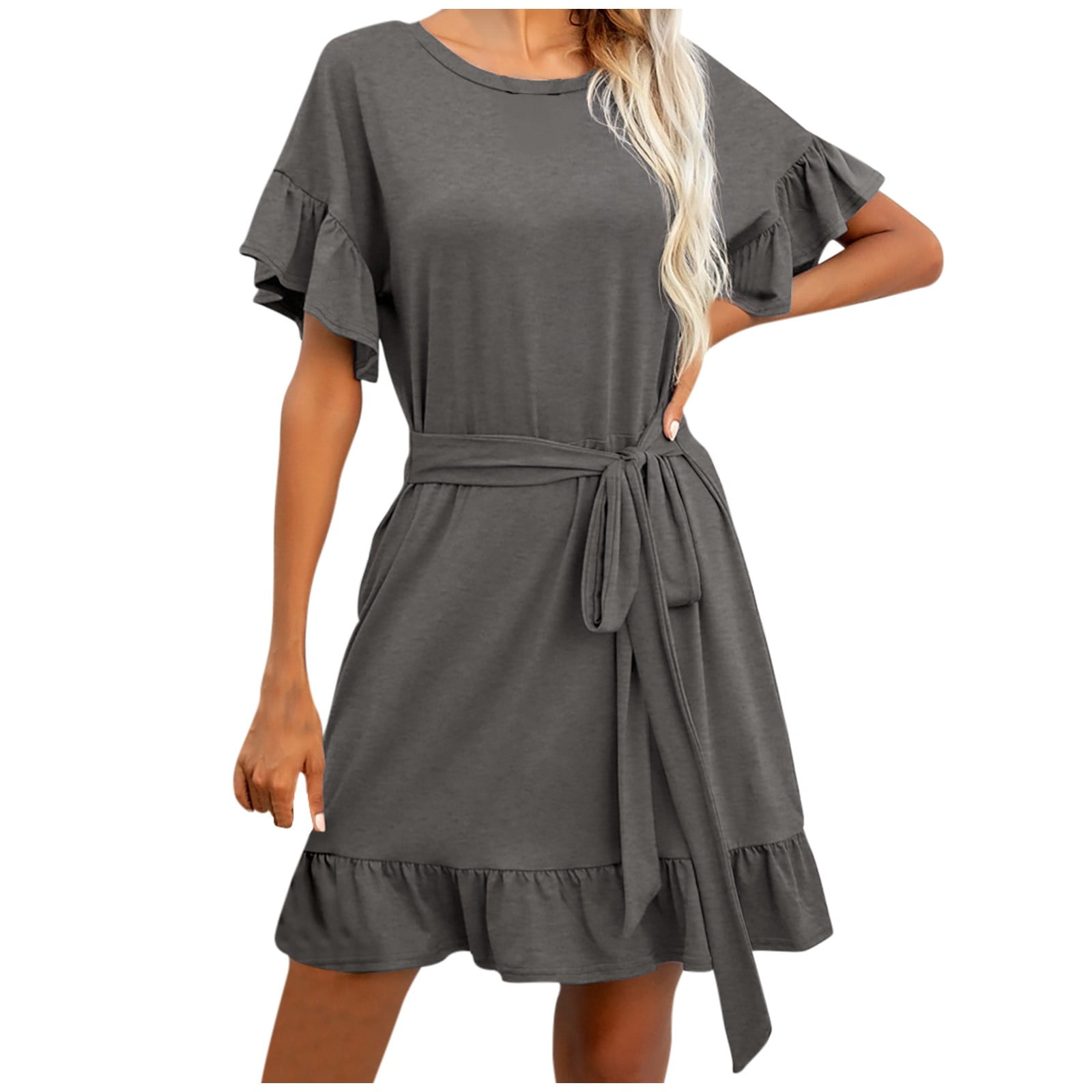 gakvbuo Summer Dress for Women 2025 Homecoming Dresses Womens Casual ...