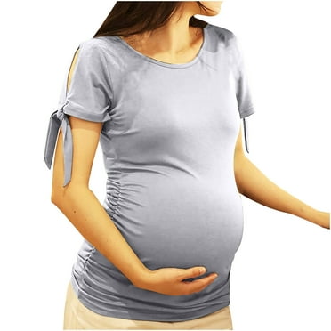 Bovxnpu Maternity Summer Clothes,Long Sleeve Maternity Tops,Maternity ...