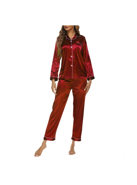 Plus Size Silk Pajamas