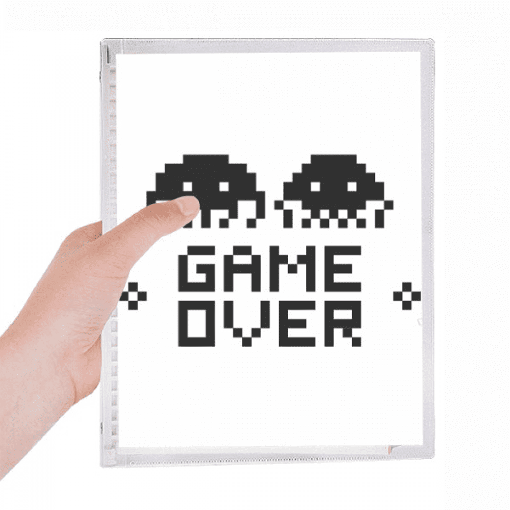 game over little monster notebook loose diary refillable journal ...