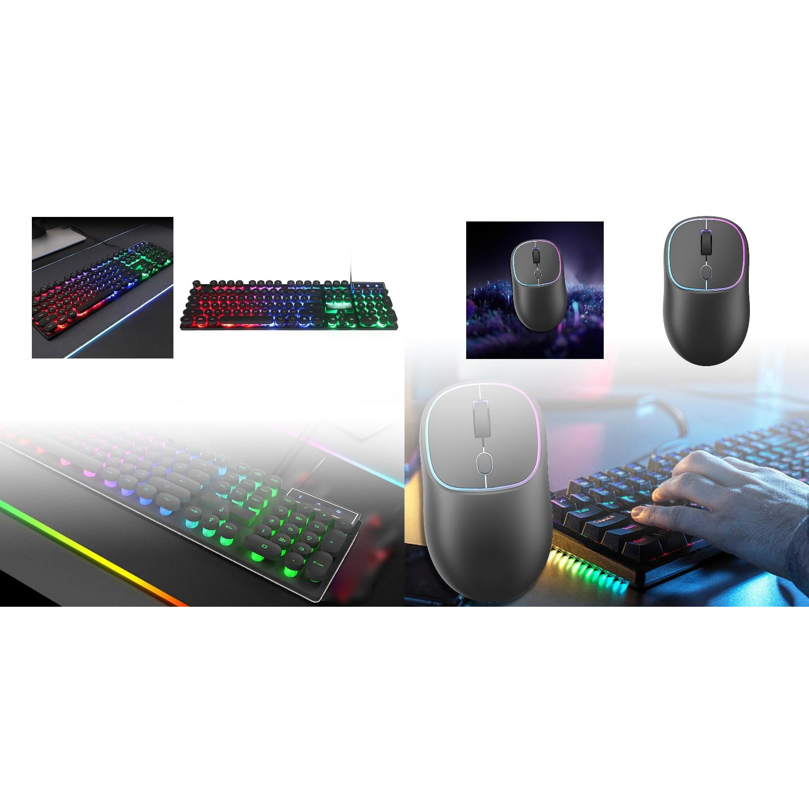gaming mouse Keybinds Rapid Fire Button Computer Gamer Mouse USB ...