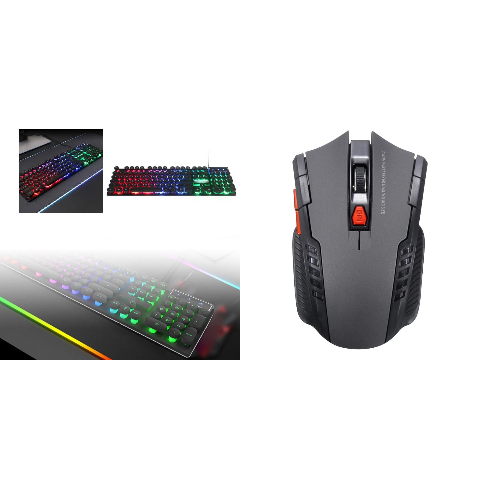 gaming mouse and keyboard Optical Switches Competitive Play USB Desktop ...