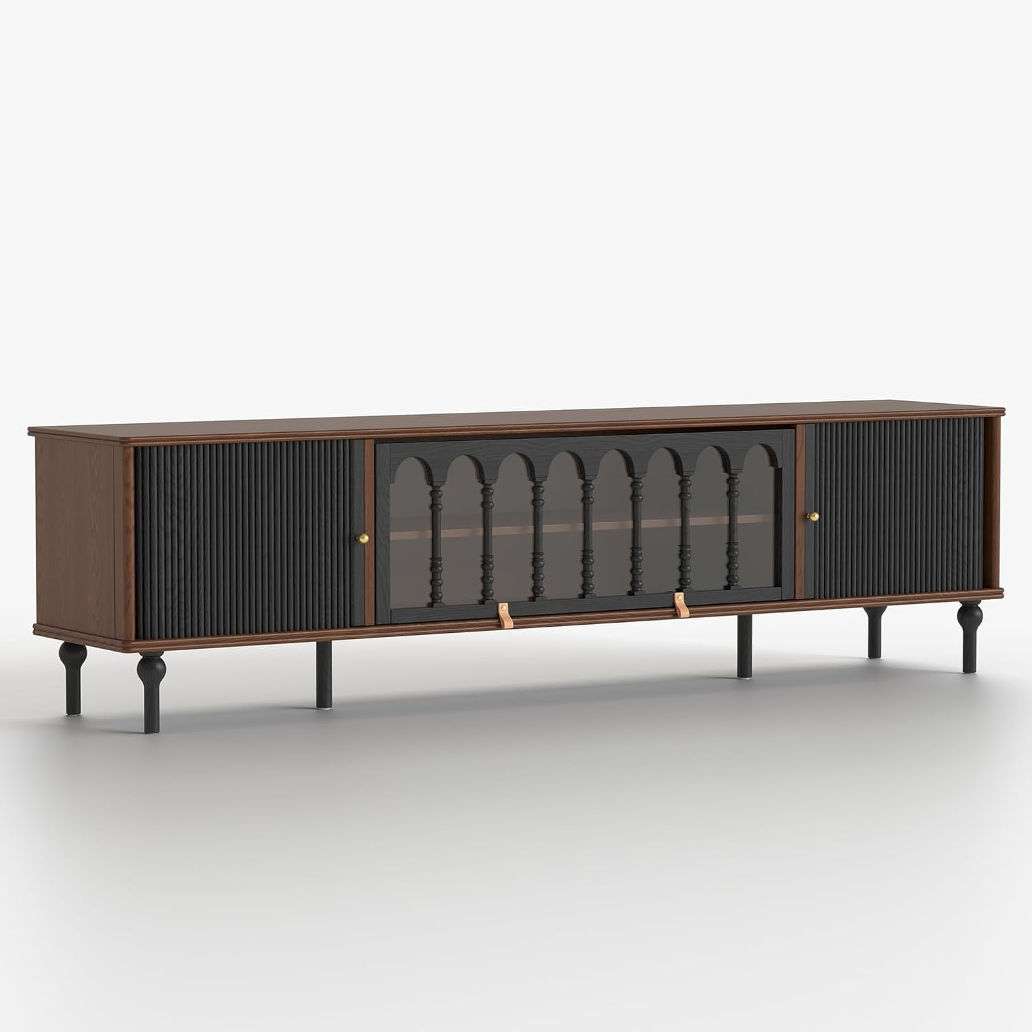 gaoyangjiaju Modern Retro Living Room TV Cabinet, 78.74", Featuring ...