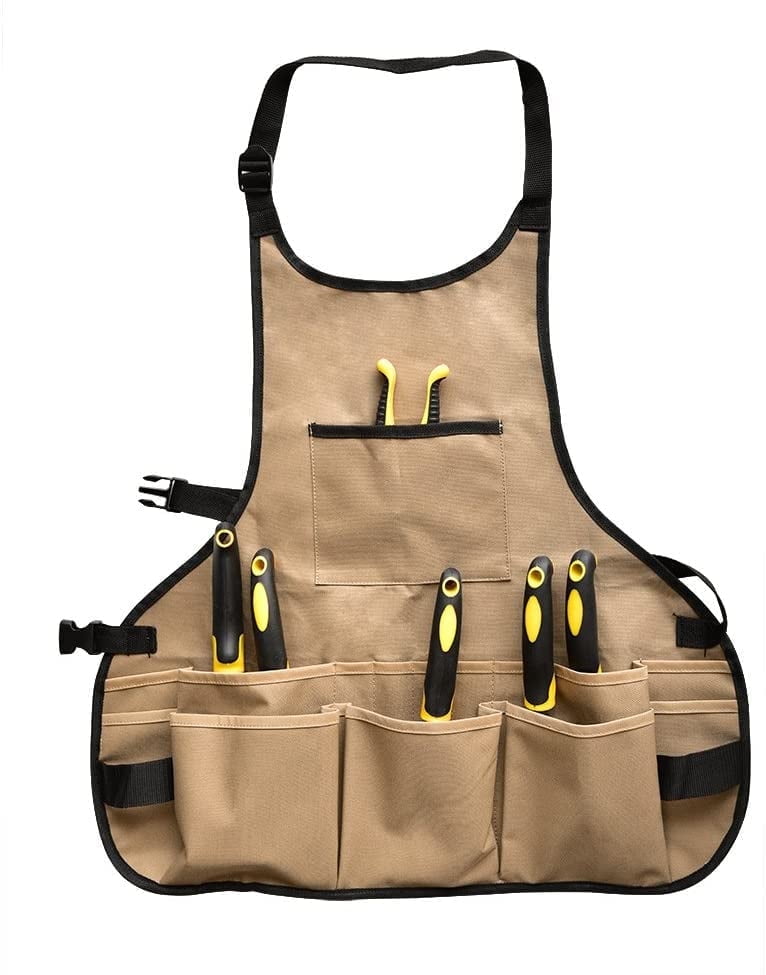 Garden Apron for Men Women with 14 Pockets, Gardening Tool Work Aprons - Walmart.com